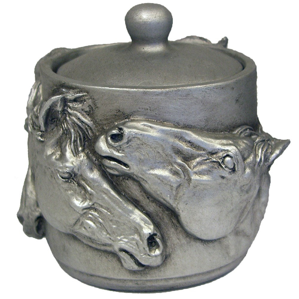 Pot with Lid Sculpture FOB — Warehorse